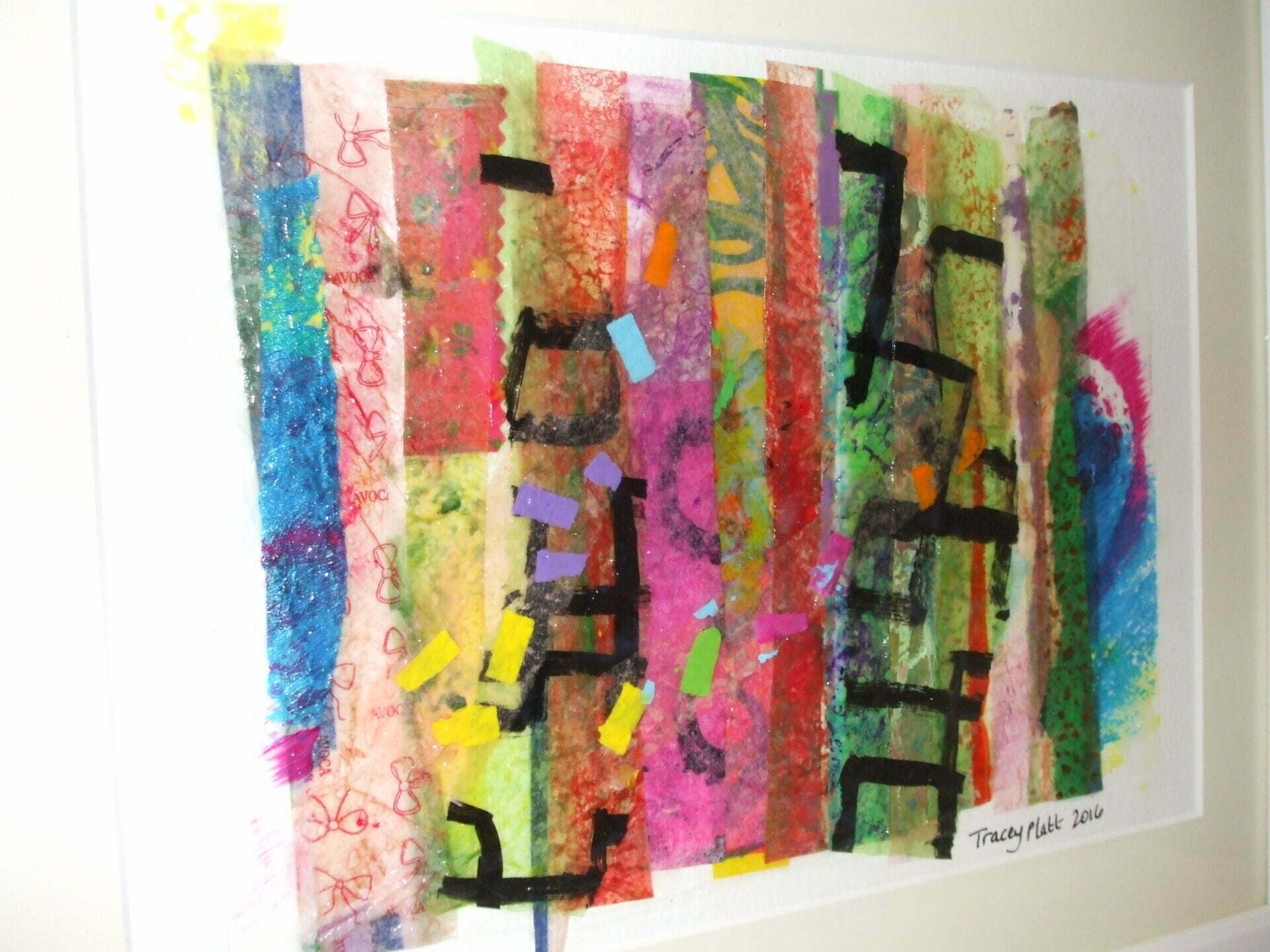 With Respect - Mixed Media Collage by TRACEY PLATT • Art Gallery SW