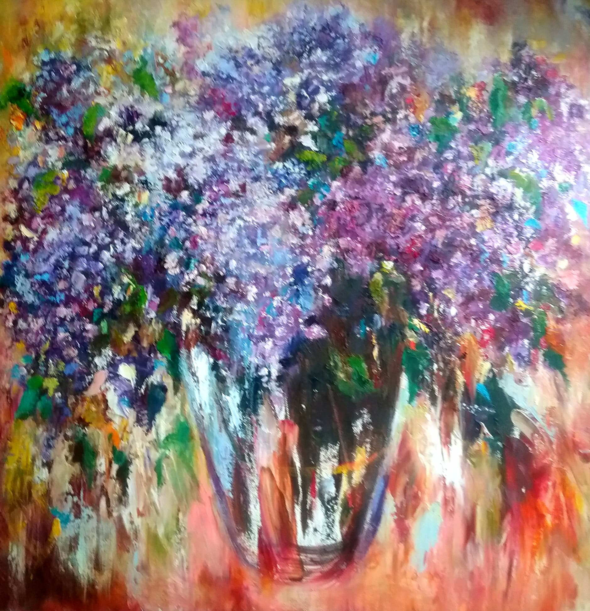 Summer we left behind. Oil on canvas 70 x 70 cm. • Art Gallery SW