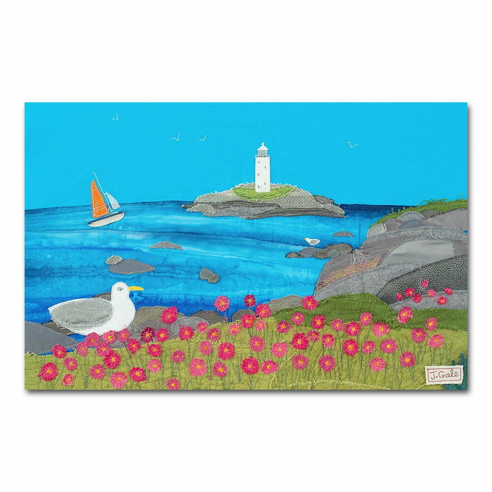Godrevy Lighthouse By Jackie Gale • Art Gallery SW