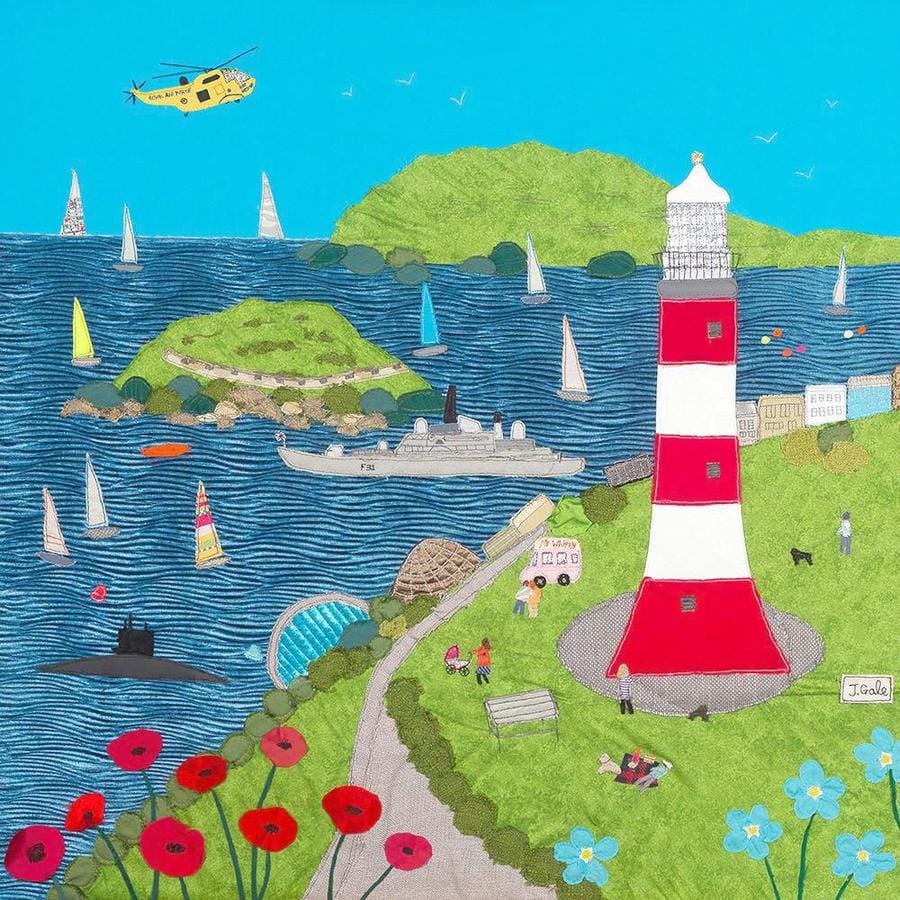 Fun On The Hoe by Jackie Gale • Art Gallery SW