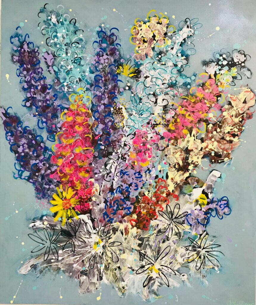 Flower Riot by Jo Salmon • Art Gallery SW