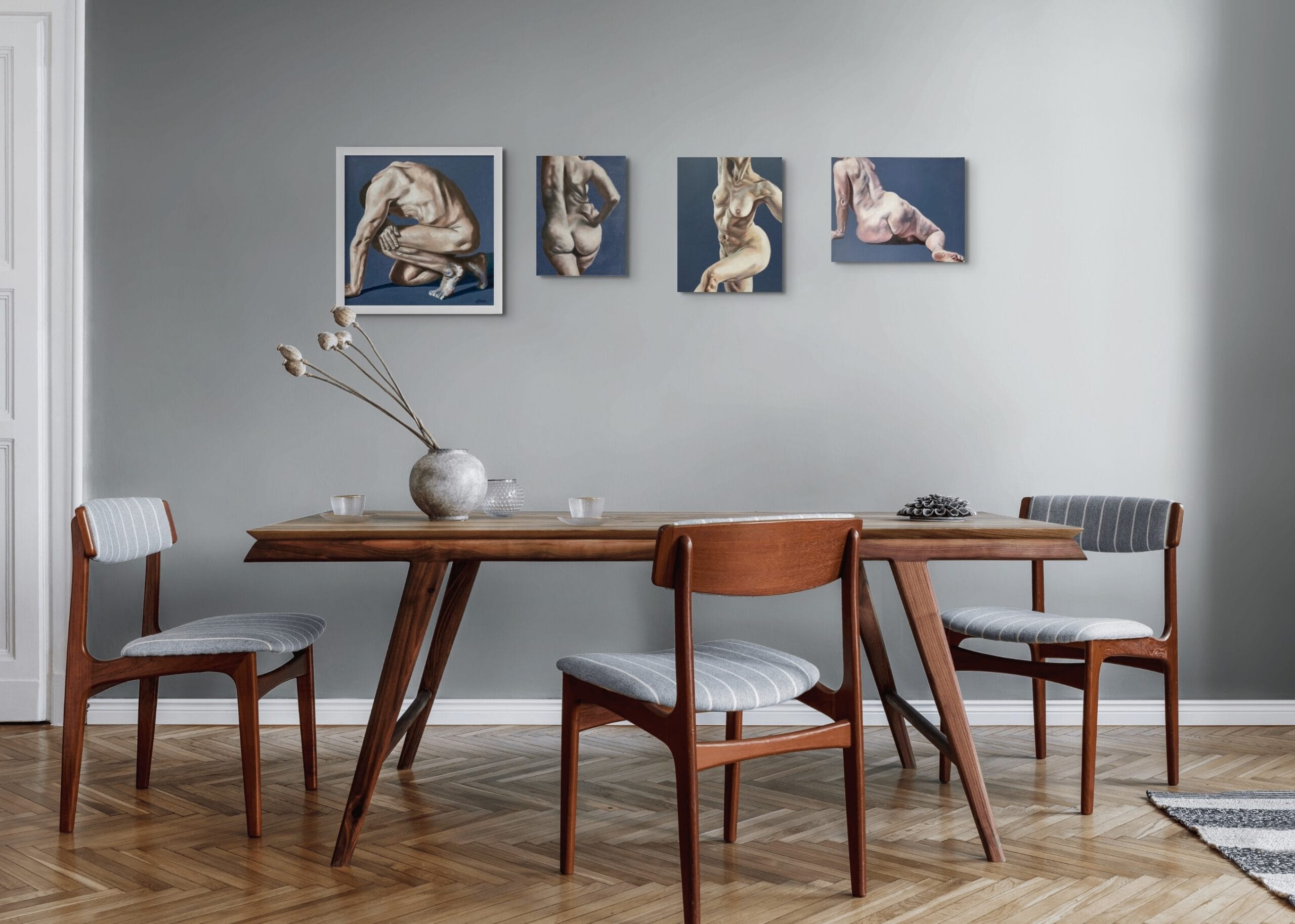 Study in blue No. 4 by Louise bird • Art Gallery SW