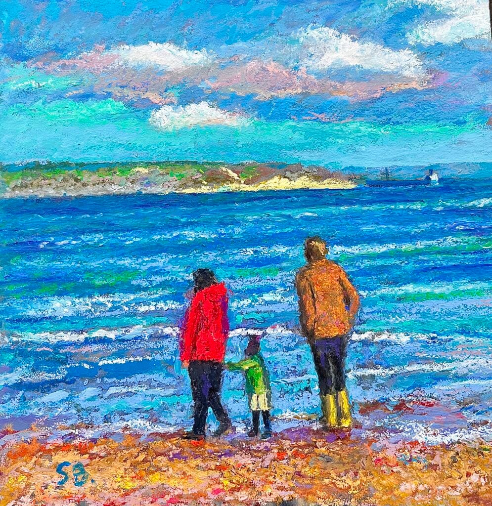 Looking out to sea Weymouth BY Shaun Byatt • Art Gallery SW