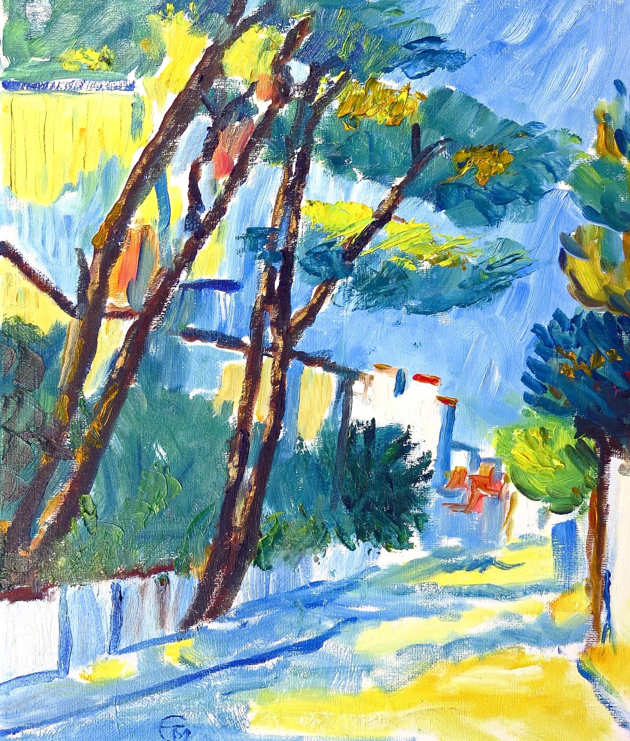 French Street Scene (after S.J.Peplow 1871-1935) • Art Gallery SW