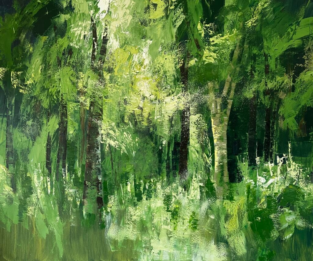 Dappled Light Oil on canvas By Belinda Reynell • Art Gallery SW
