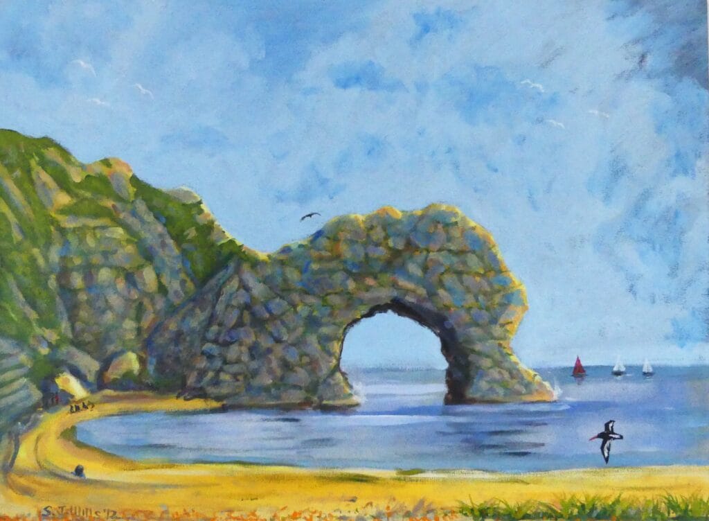 Durdle Dor by Stephen Wills • Art Gallery SW